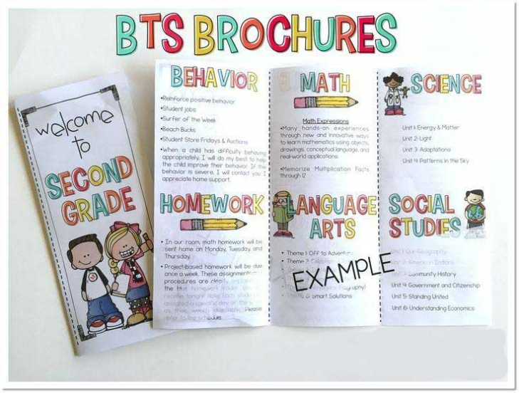 Brochure Templates For School Project