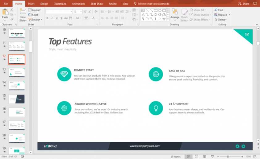 Powerpoint Replace Template